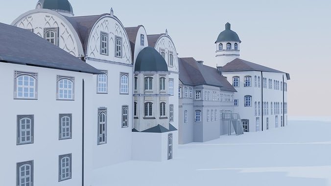 Castle building collection pack 3D model | CGTrader