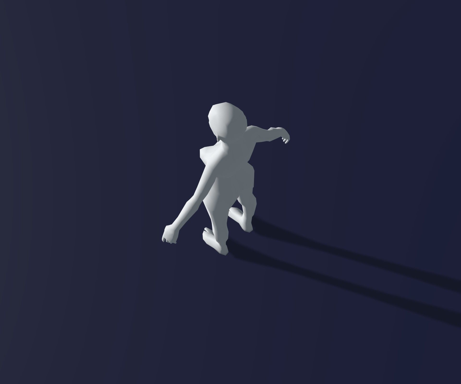 3D model Female Body Base Mesh 28 Animations 3D Model 1k Polygons VR ...