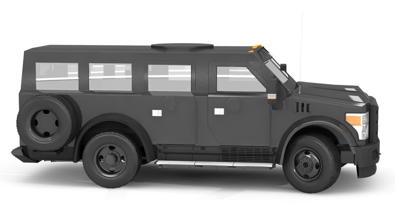 Tactical vehicle 3D model rigged | CGTrader