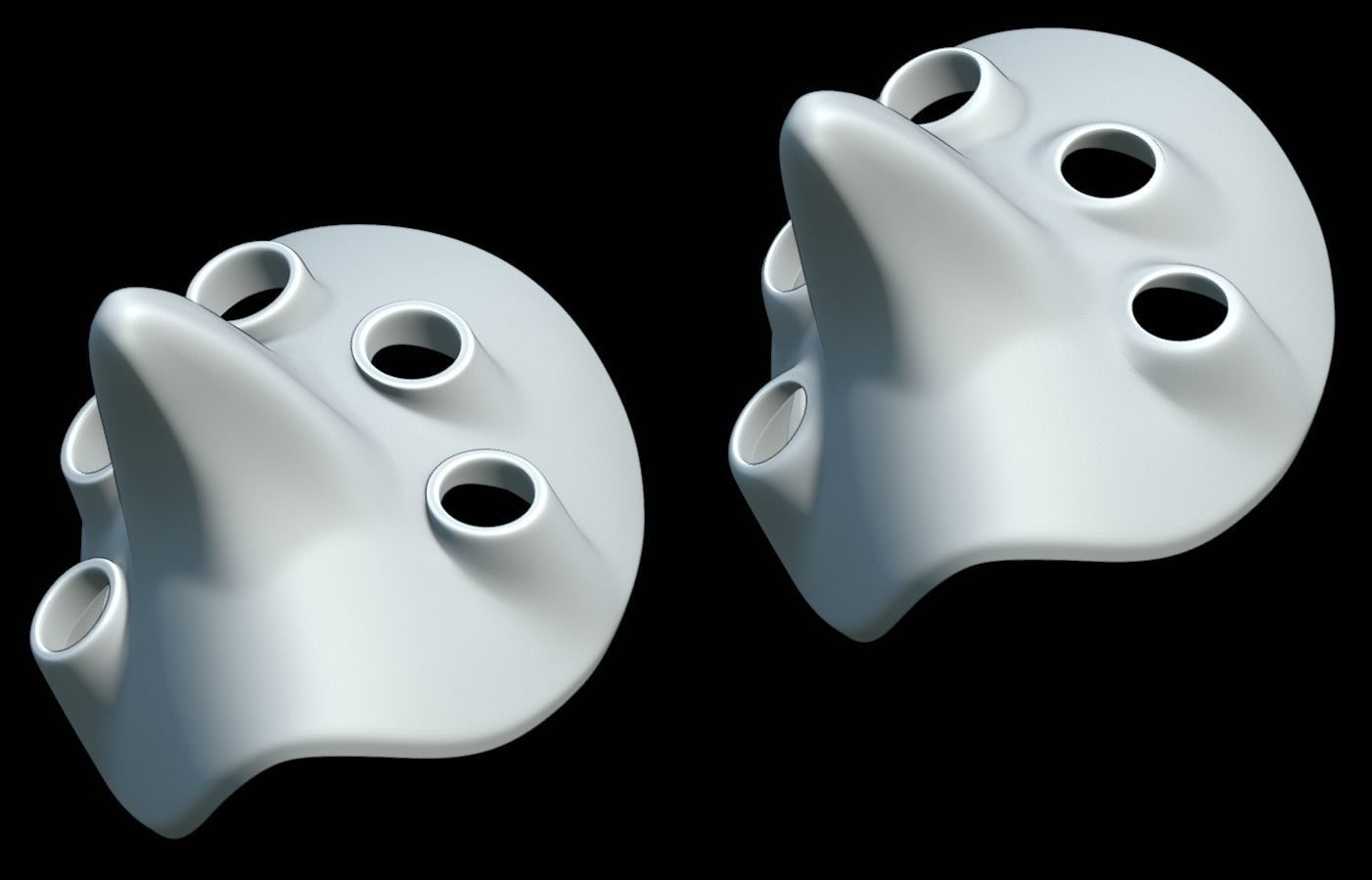 Uta Mask 3D model 3D printable | CGTrader