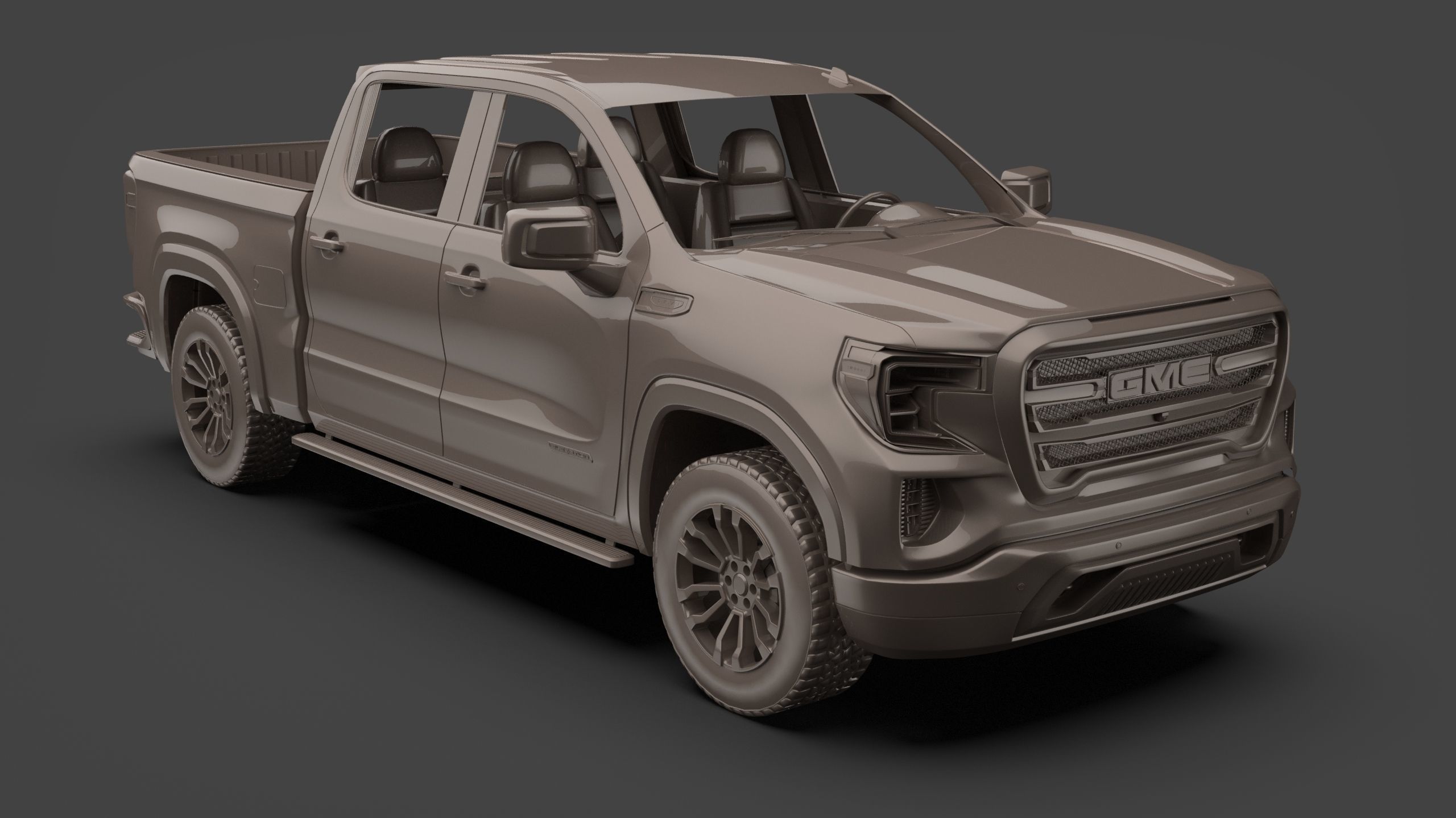 GMC Sierra 1500 Elevation 2020 3D model | CGTrader