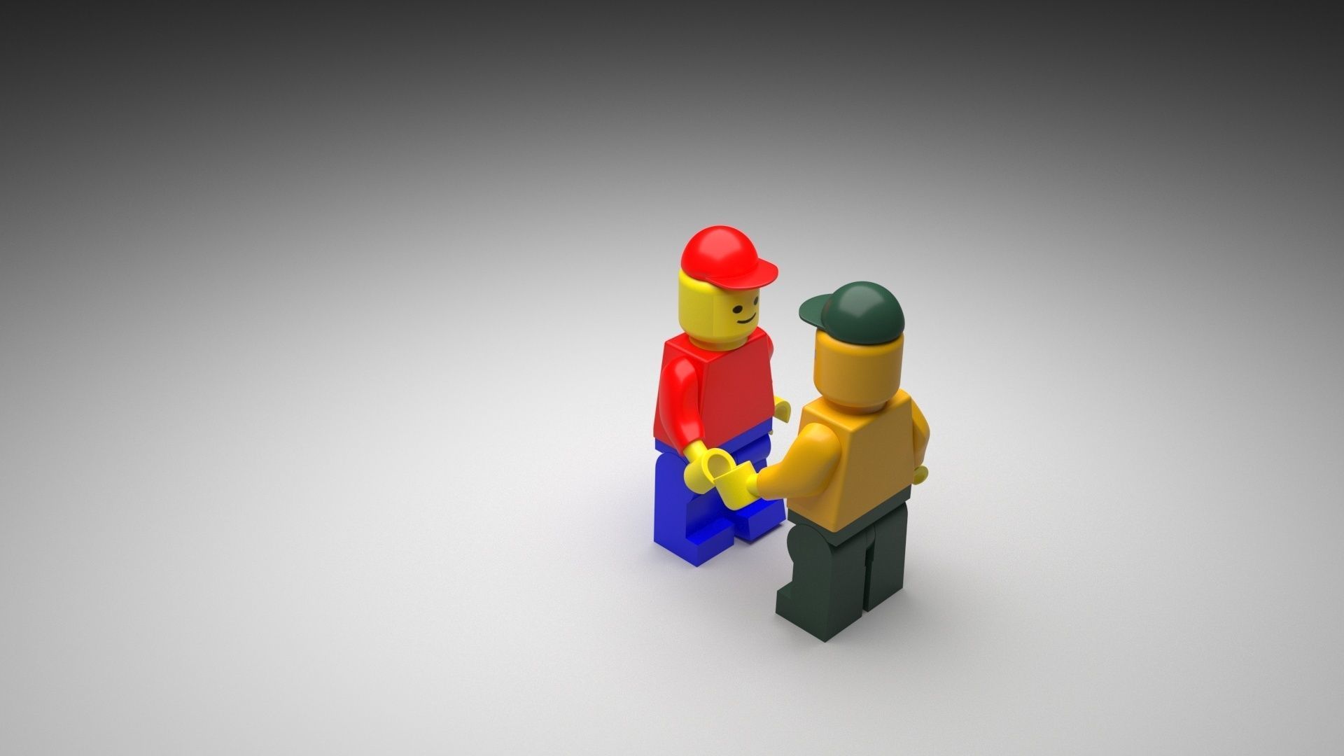 Lego Mans 3D model animated | CGTrader