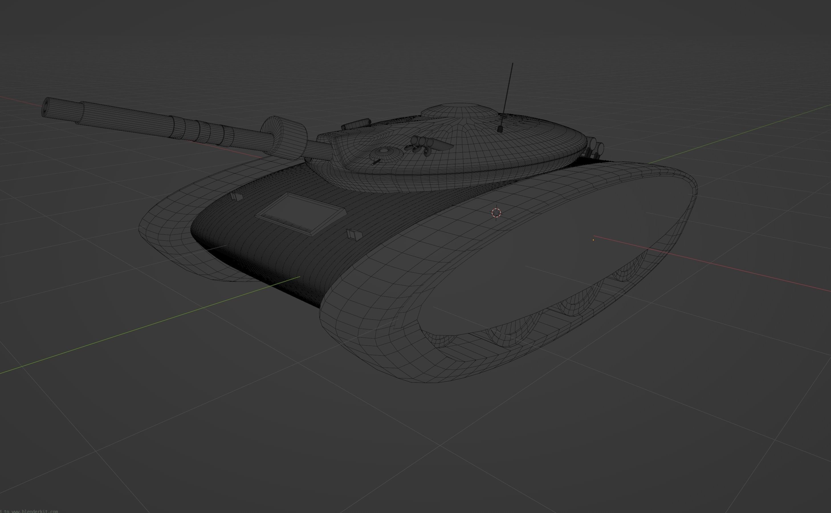 Gray toy tank 3D model | CGTrader