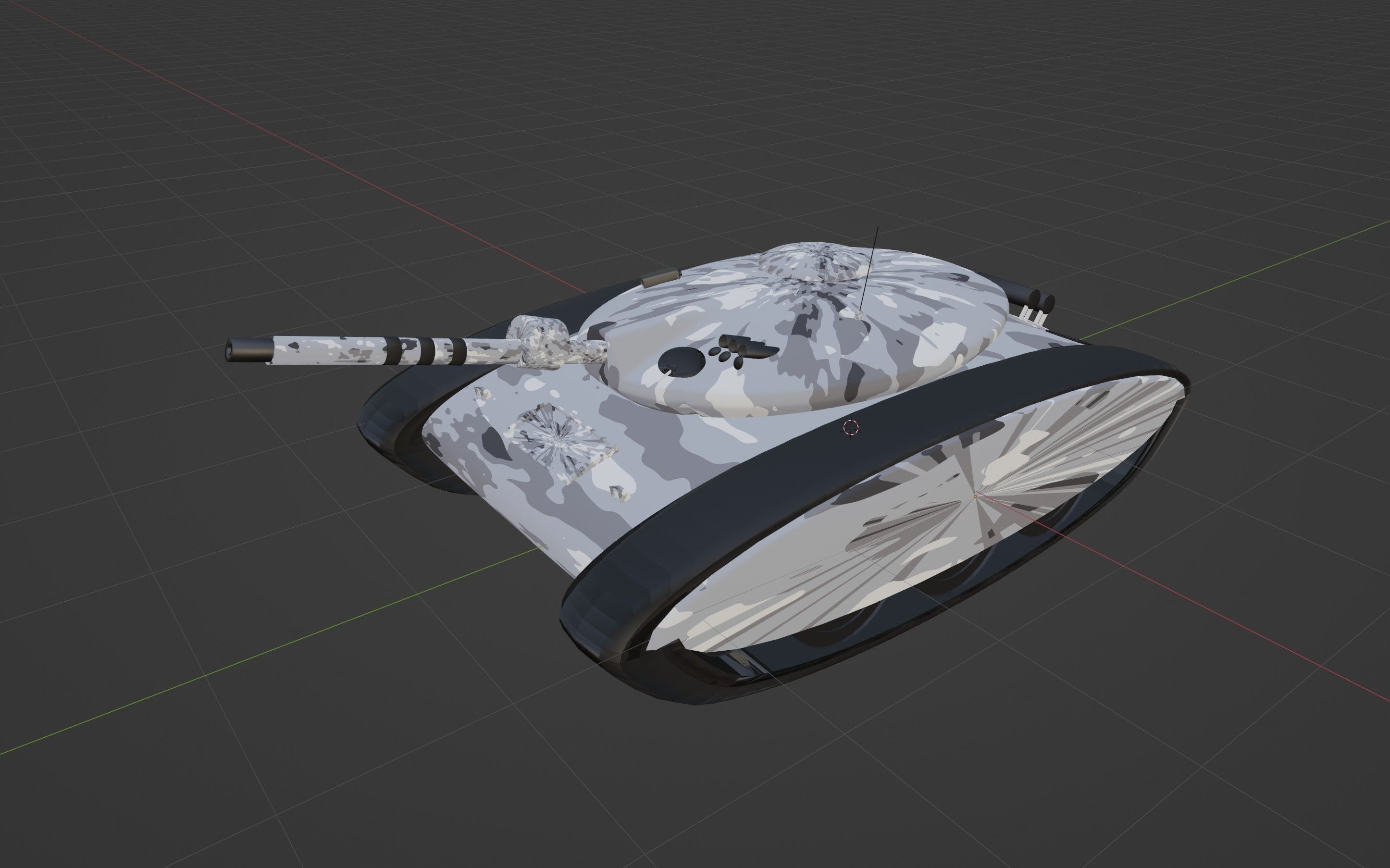 Gray toy tank 3D model | CGTrader