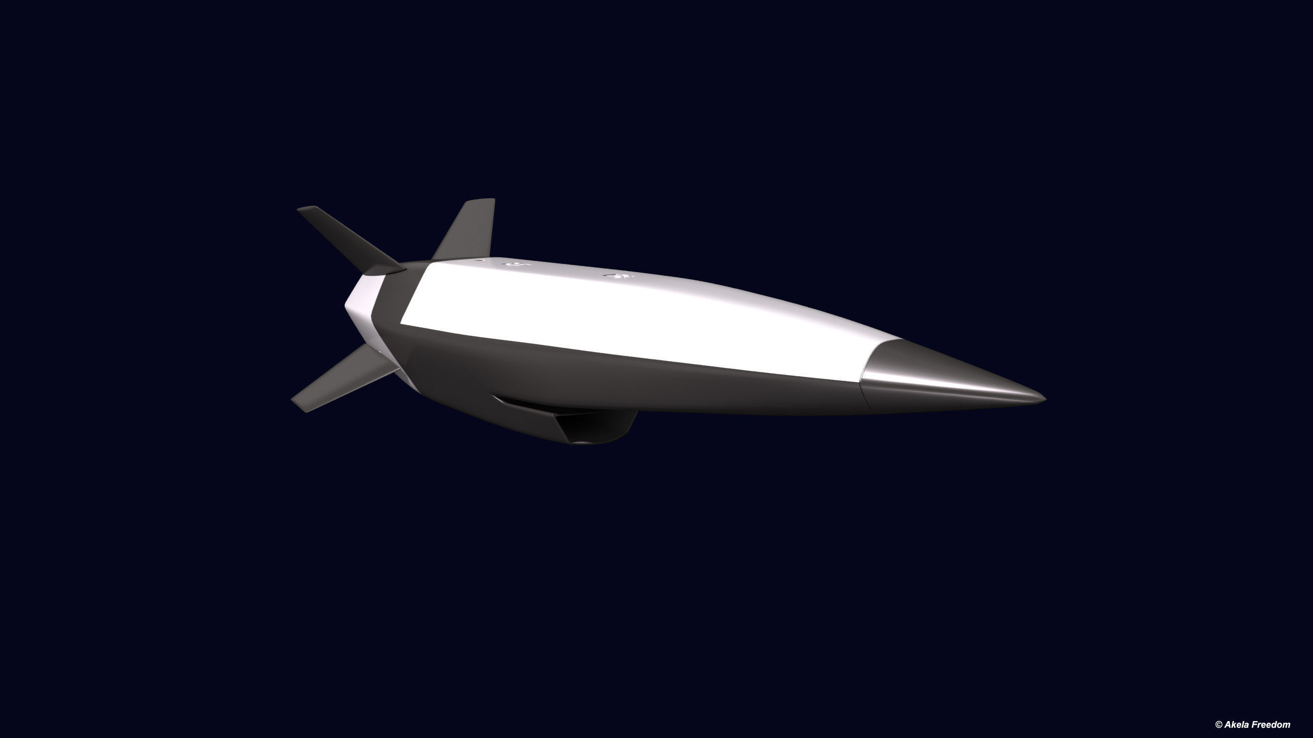 Hypersonic Attack Cruise Missile HACM 3D model animated | CGTrader
