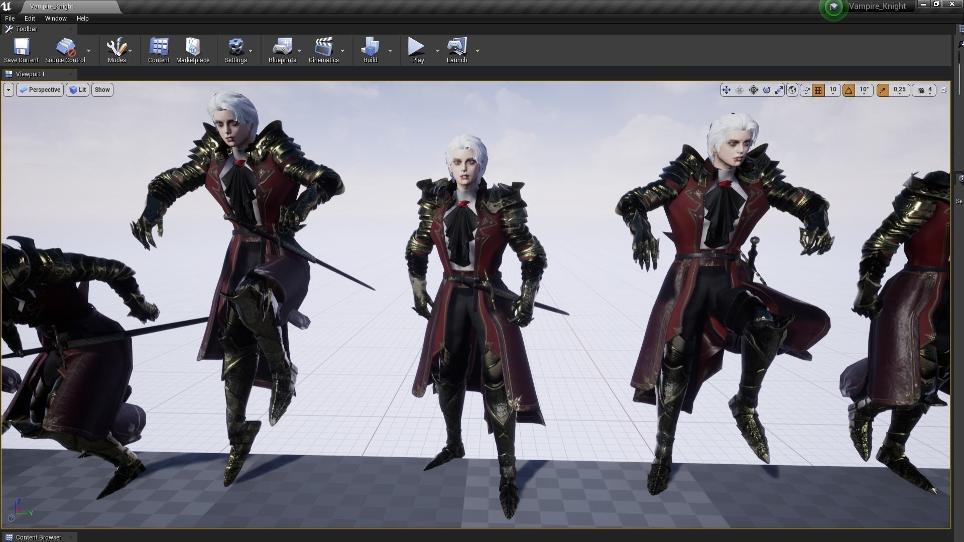 3D model Vampire Knight Dracula VR / AR / low-poly rigged | CGTrader