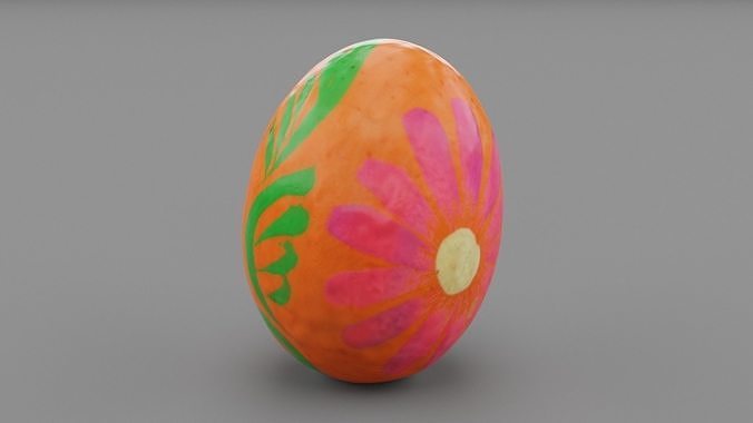 3D model Easter egg 06 VR / AR / low-poly | CGTrader
