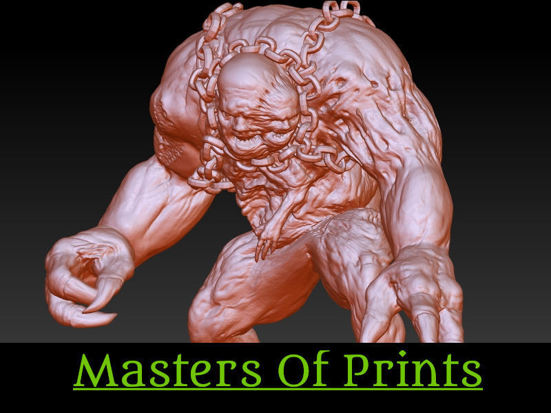 big zombie model 2 3D print model 3D model 3D printable | CGTrader