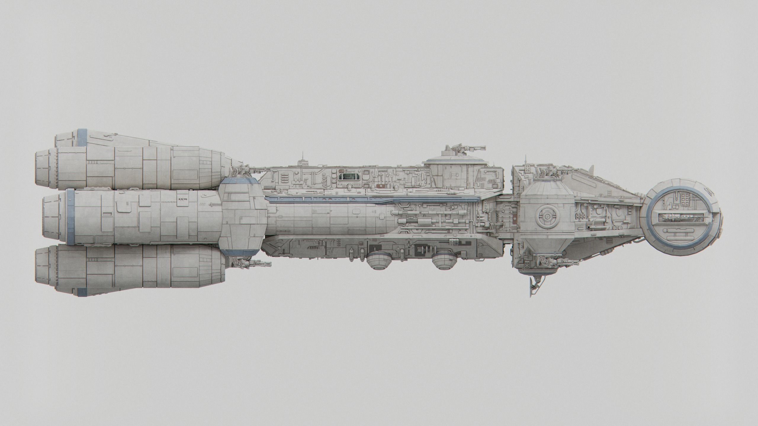 Bowbreaker Corvette - Star Wars 3D model rigged | CGTrader