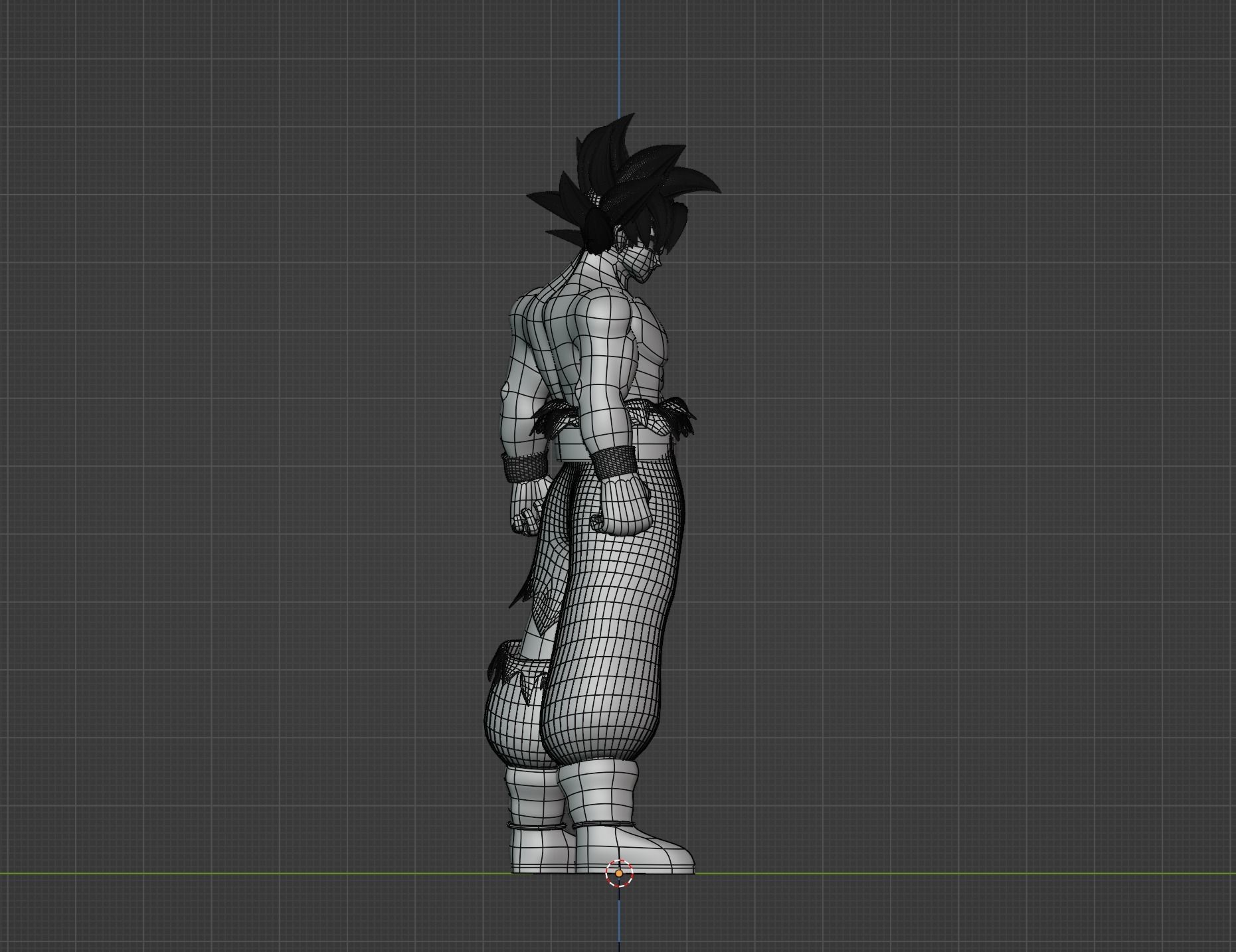 Goku Ultra Instinct - Dragonball Super 3D model rigged | CGTrader