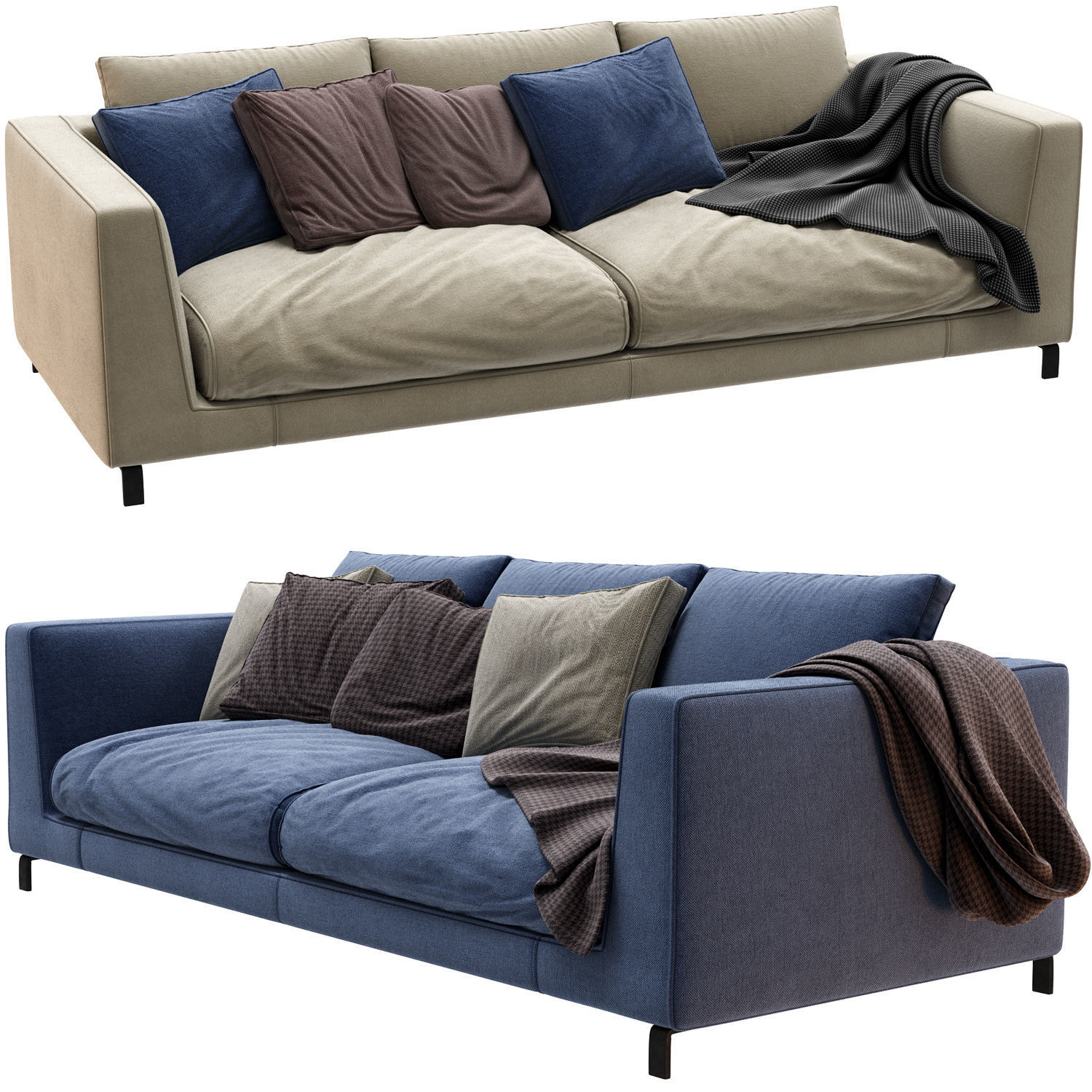 Ray BB Italia Sofa 3D model | CGTrader