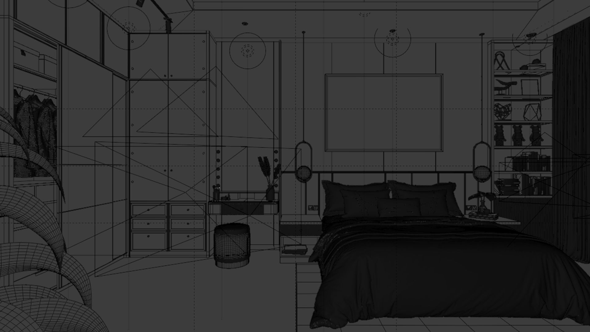 Bedroom Contemporer Blender - Fbx - Obj 3D model | CGTrader