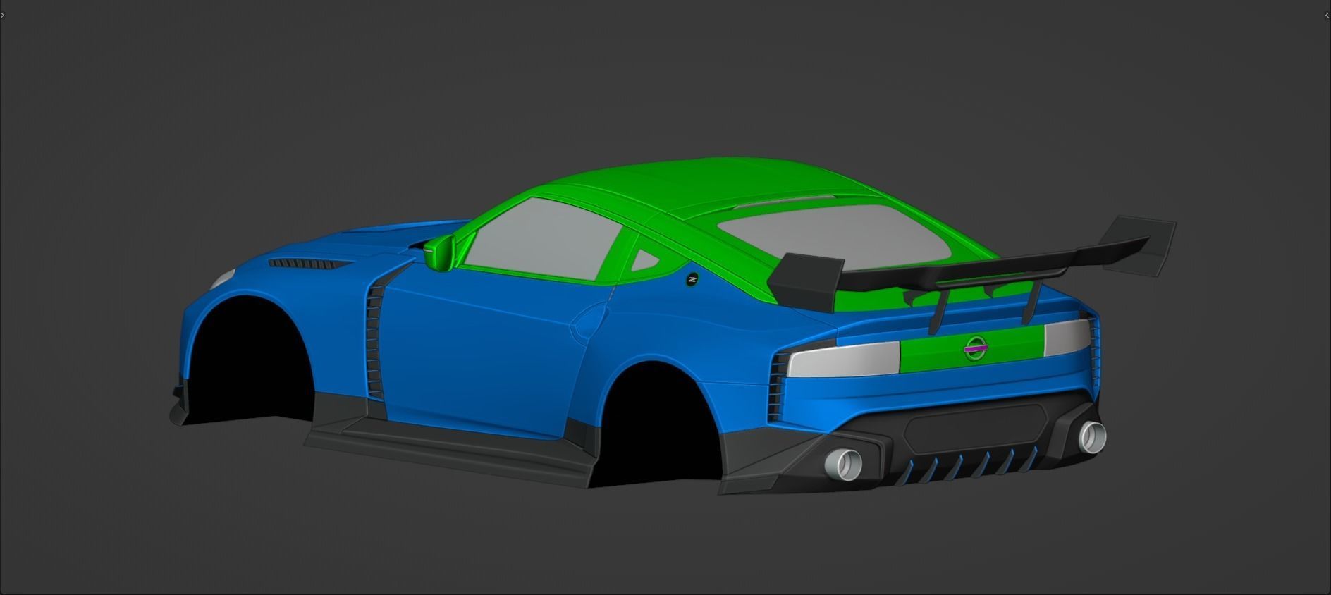 Nissan 400Z Nismo Hycade 3D model | CGTrader