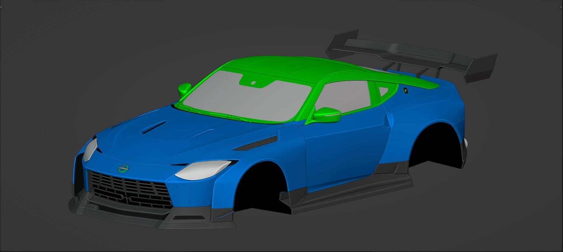 Nissan 400Z Nismo Hycade 3D model | CGTrader