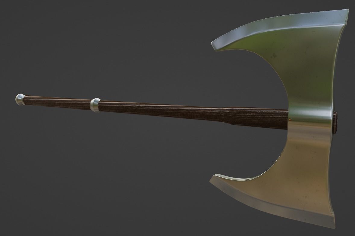 Battle axe 3D model | CGTrader