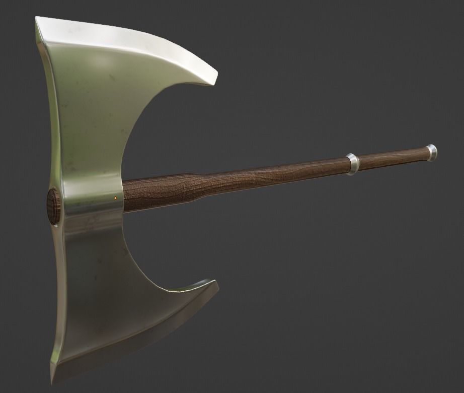 Battle axe 3D model | CGTrader