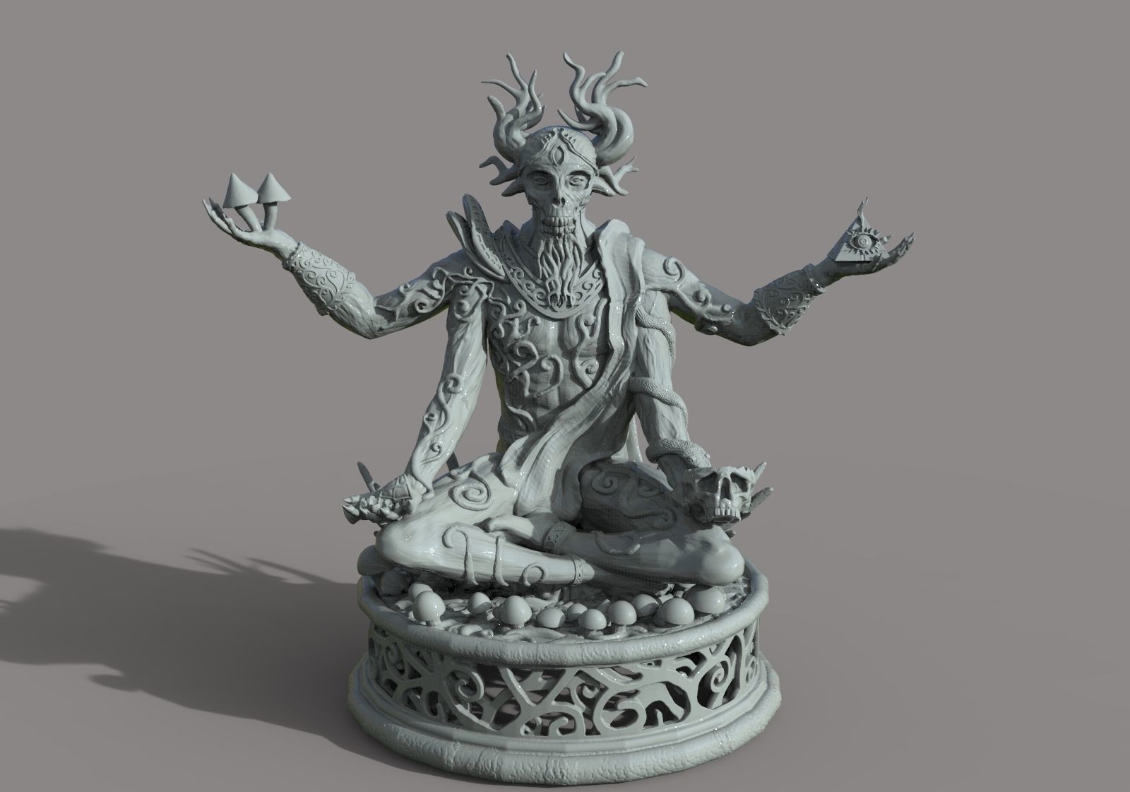 Ayahuasca devil 3D model 3D printable | CGTrader