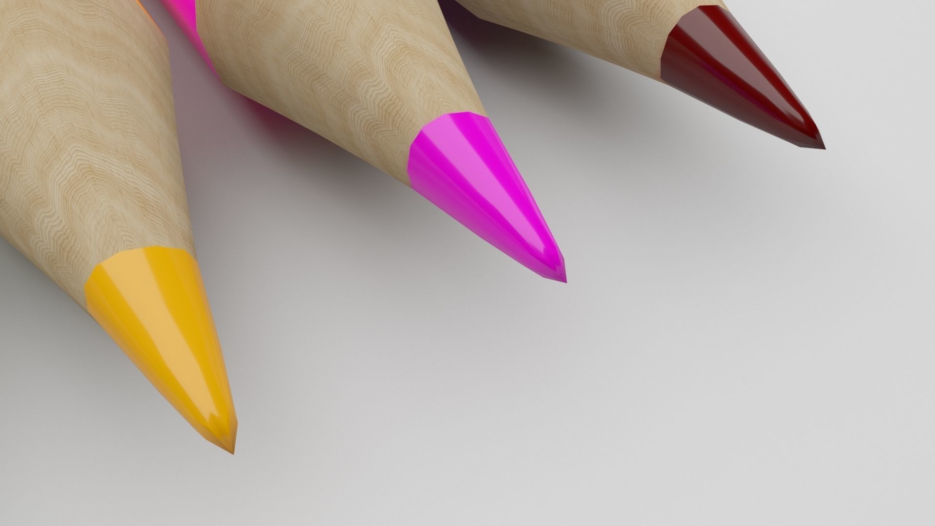 Colored Pencils 3D model | CGTrader