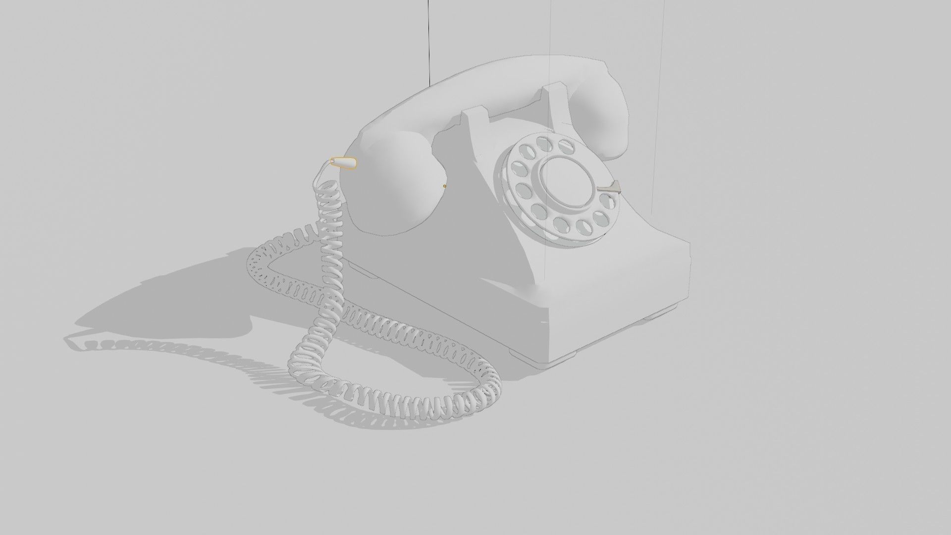 3d model of an old stationary retro phone 3D model | CGTrader