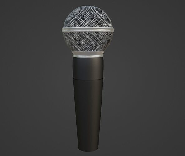 Microphone 3D model | CGTrader