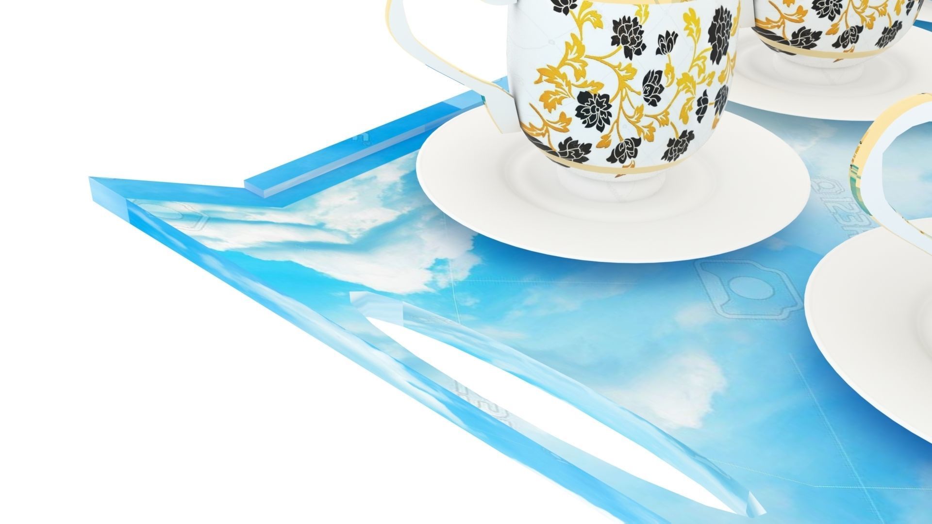 Tea Set 3D model | CGTrader