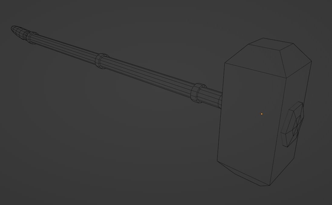 3D model Sledge hammer VR / AR / low-poly | CGTrader