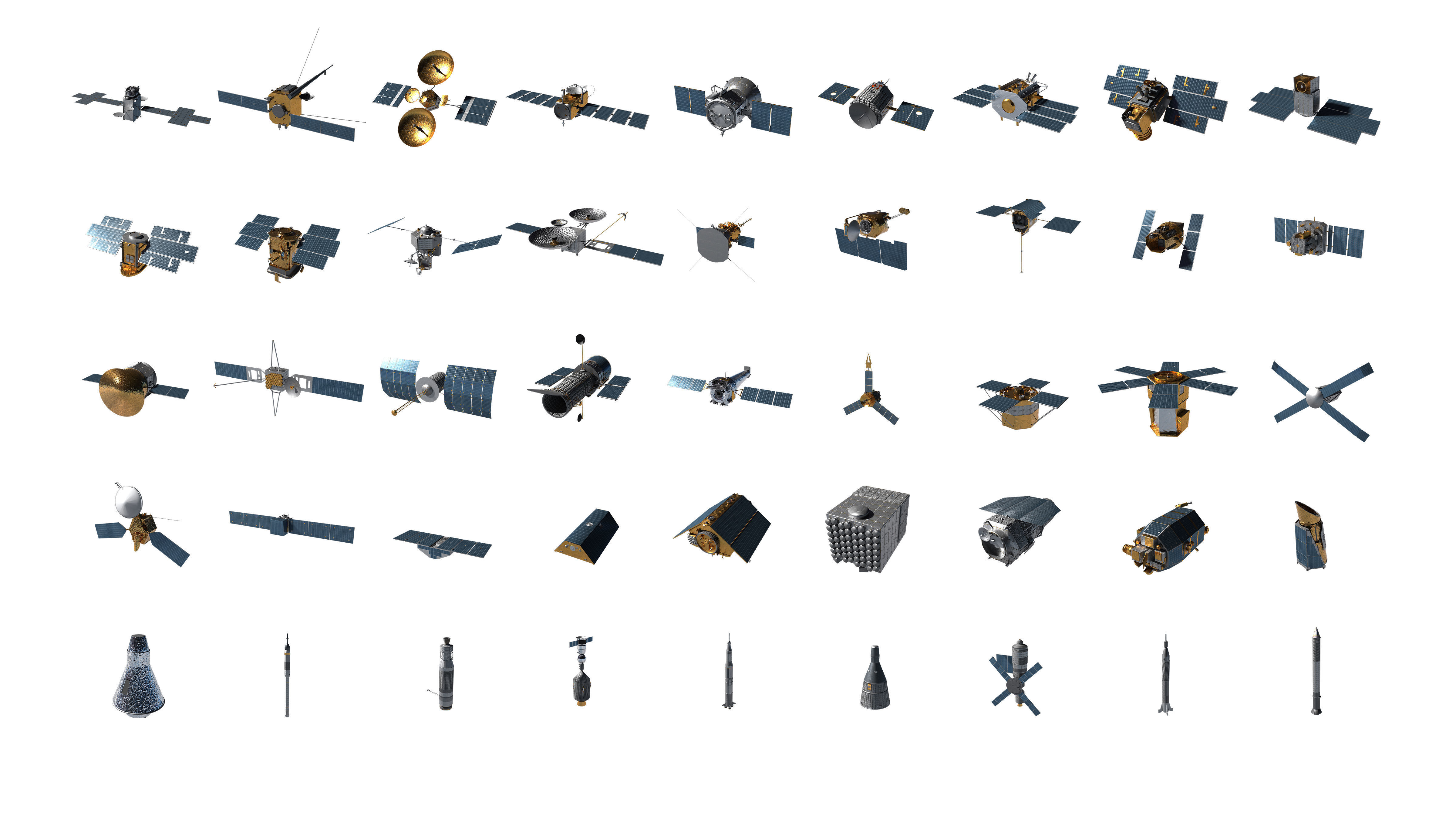 3D model Space Kitbash VR / AR / low-poly | CGTrader