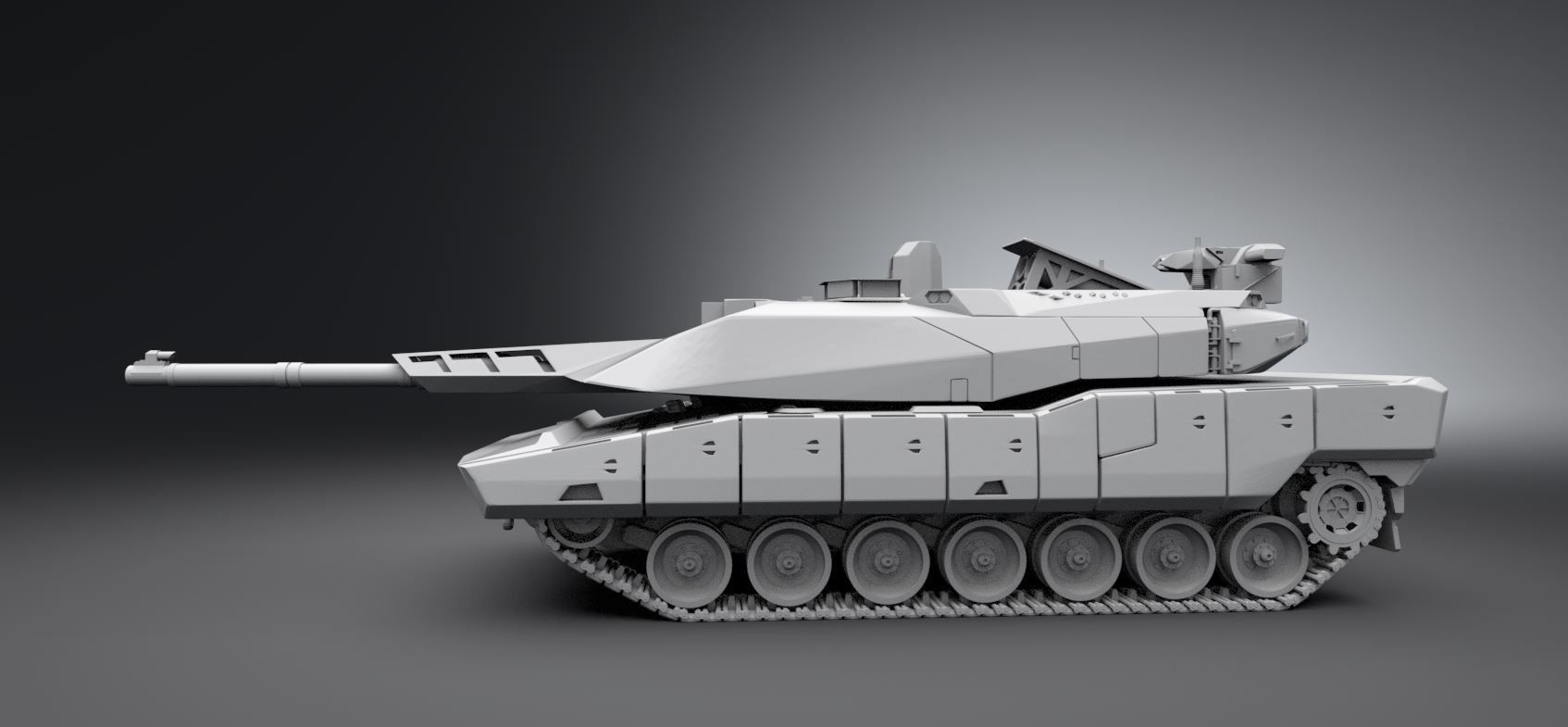 kf51 Panther Scale model 3D model 3D printable | CGTrader