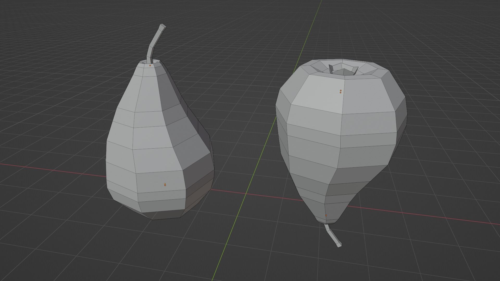 pack of low poly fruits 3D model | CGTrader