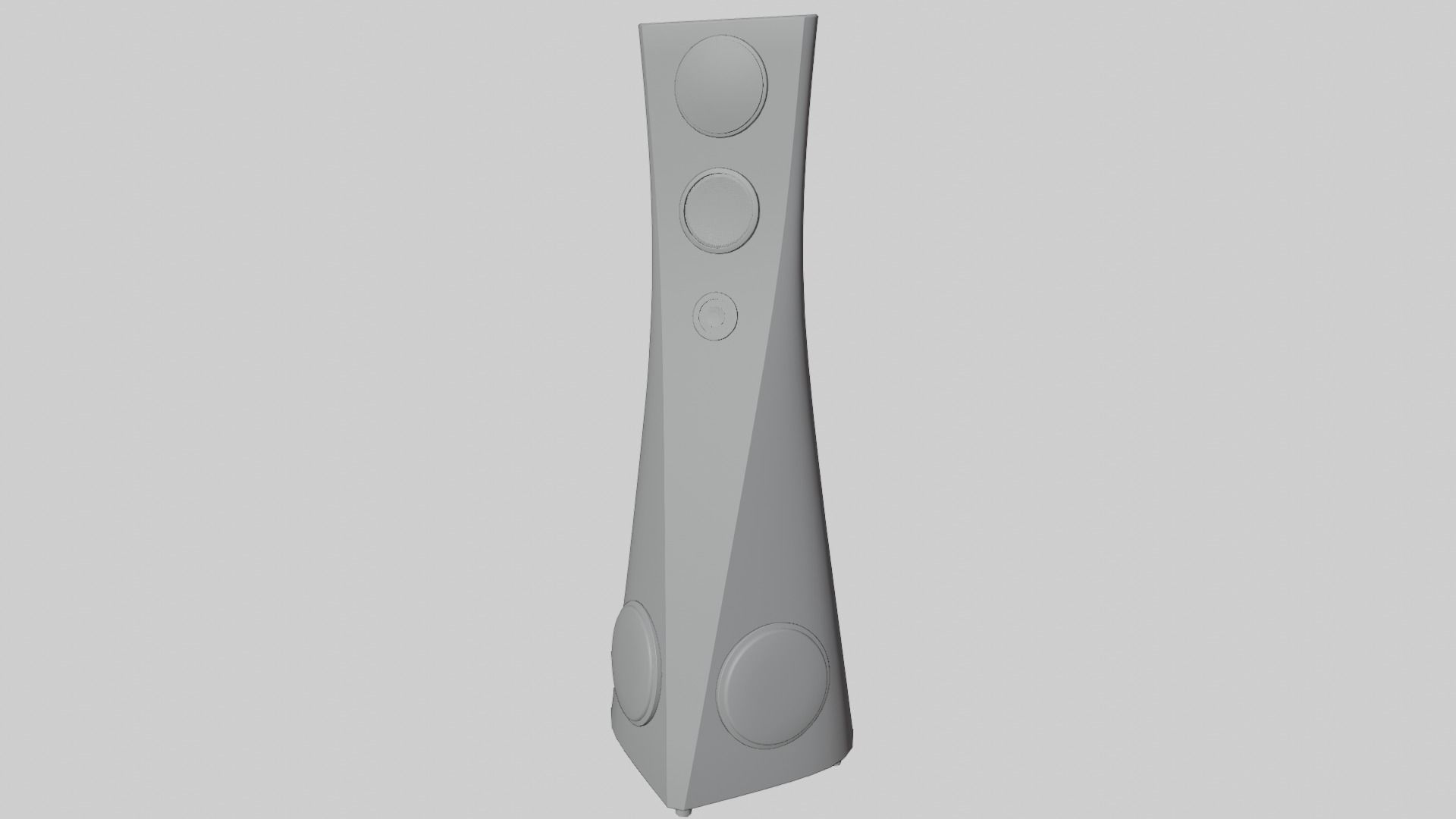 Home Audio Tower System 3D model | CGTrader