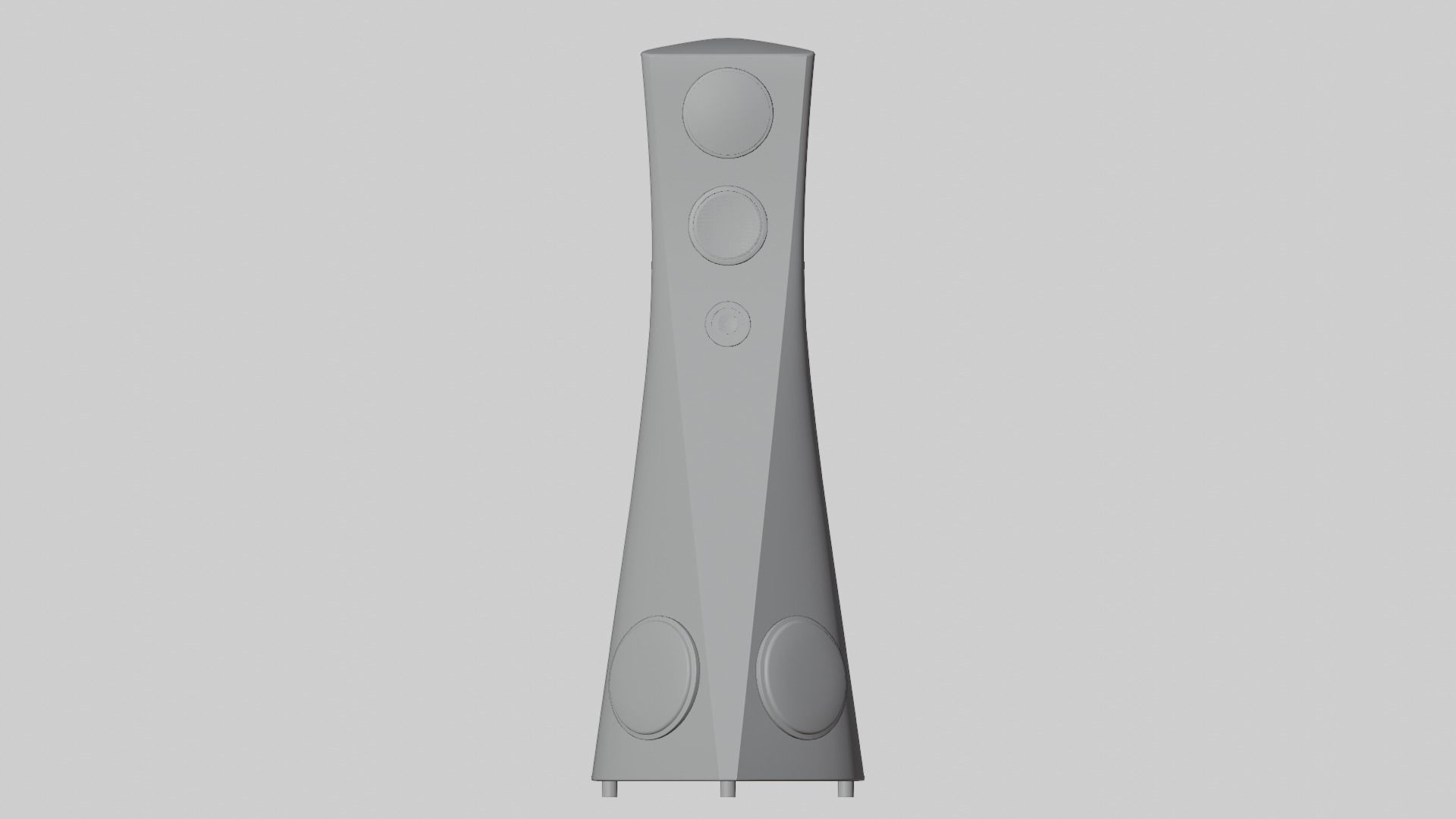 Home Audio Tower System 3D model | CGTrader