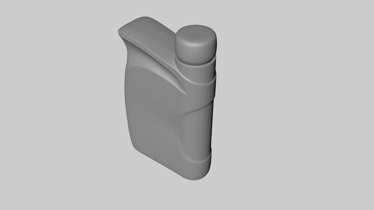 Motor Oil Bottle 3D model | CGTrader