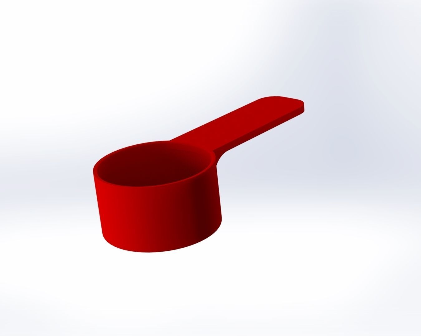 Gym Pre Workout Scoop 3D model 3D printable | CGTrader