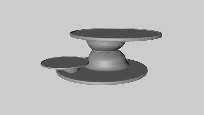 Space Age Table 3D model | CGTrader