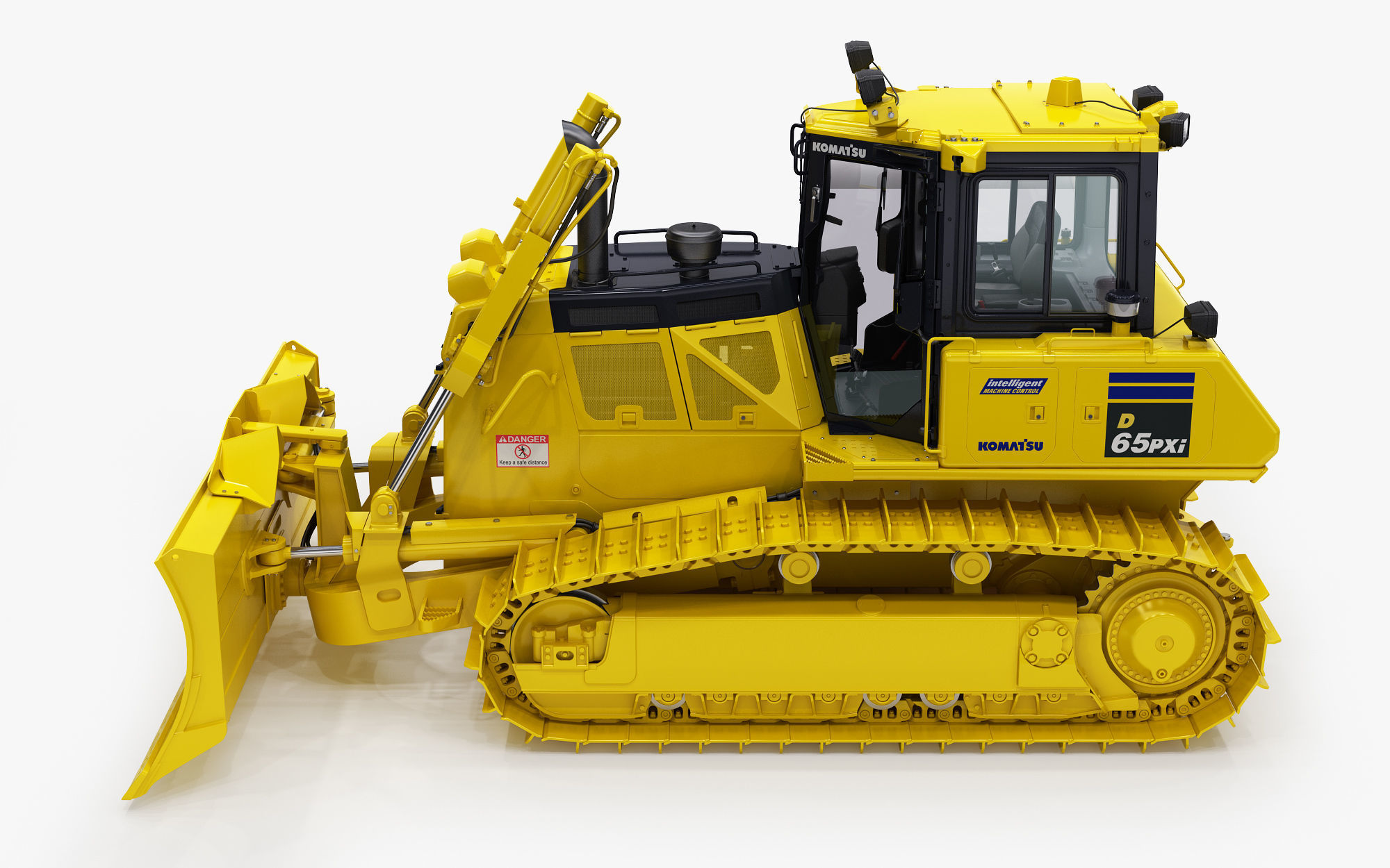 Collection Midsize Construction Machines Komatsu 3D model | CGTrader
