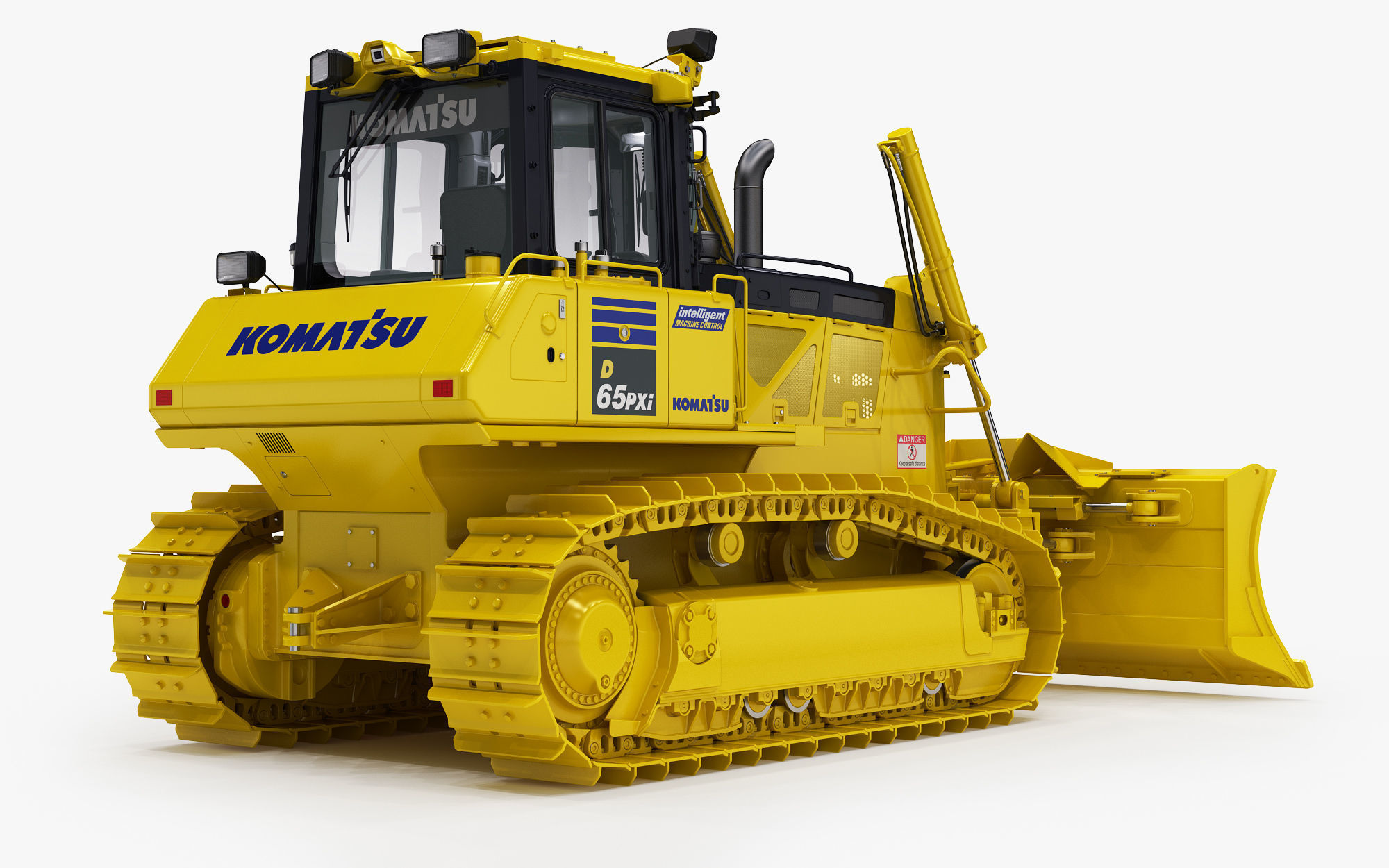 Collection Midsize Construction Machines Komatsu 3D model | CGTrader