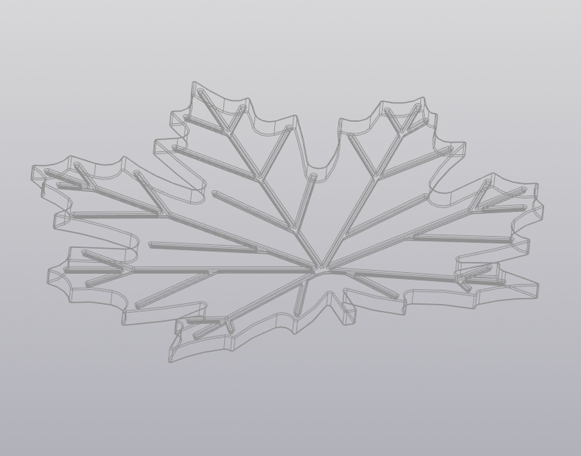 Cup coaster Maple leaf 3D model 3D printable | CGTrader