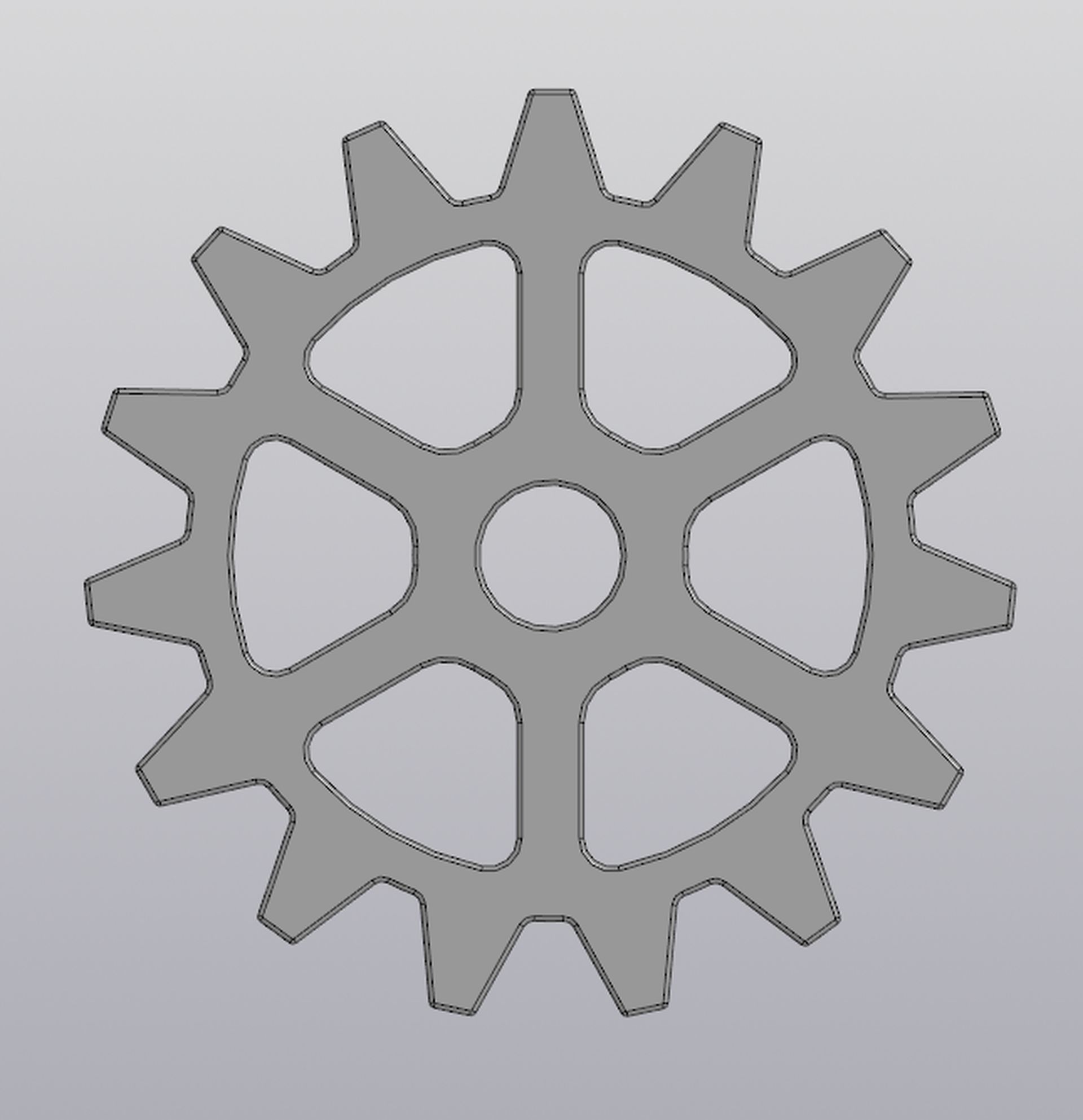 Cup coaster Gear 3D model 3D printable | CGTrader