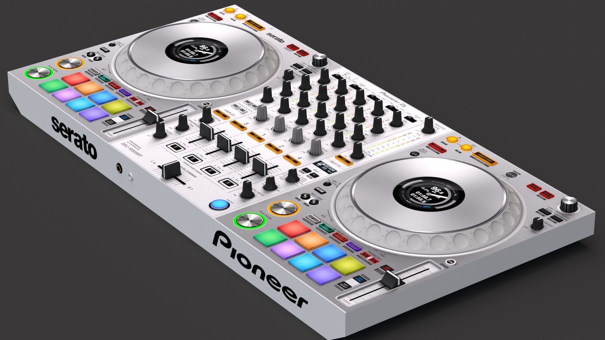 Pioneer ddj-1000srt White 3D model | CGTrader