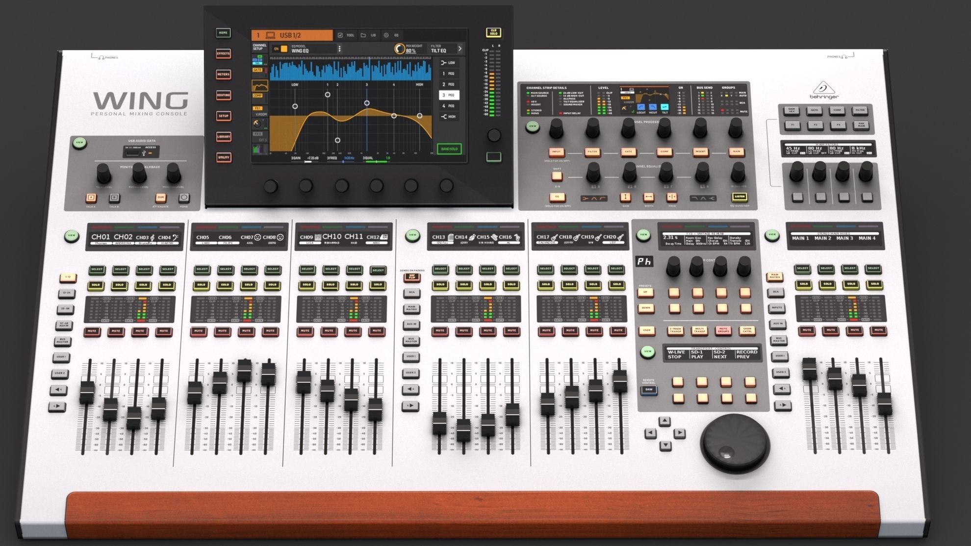 Behringer WING 3D model | CGTrader