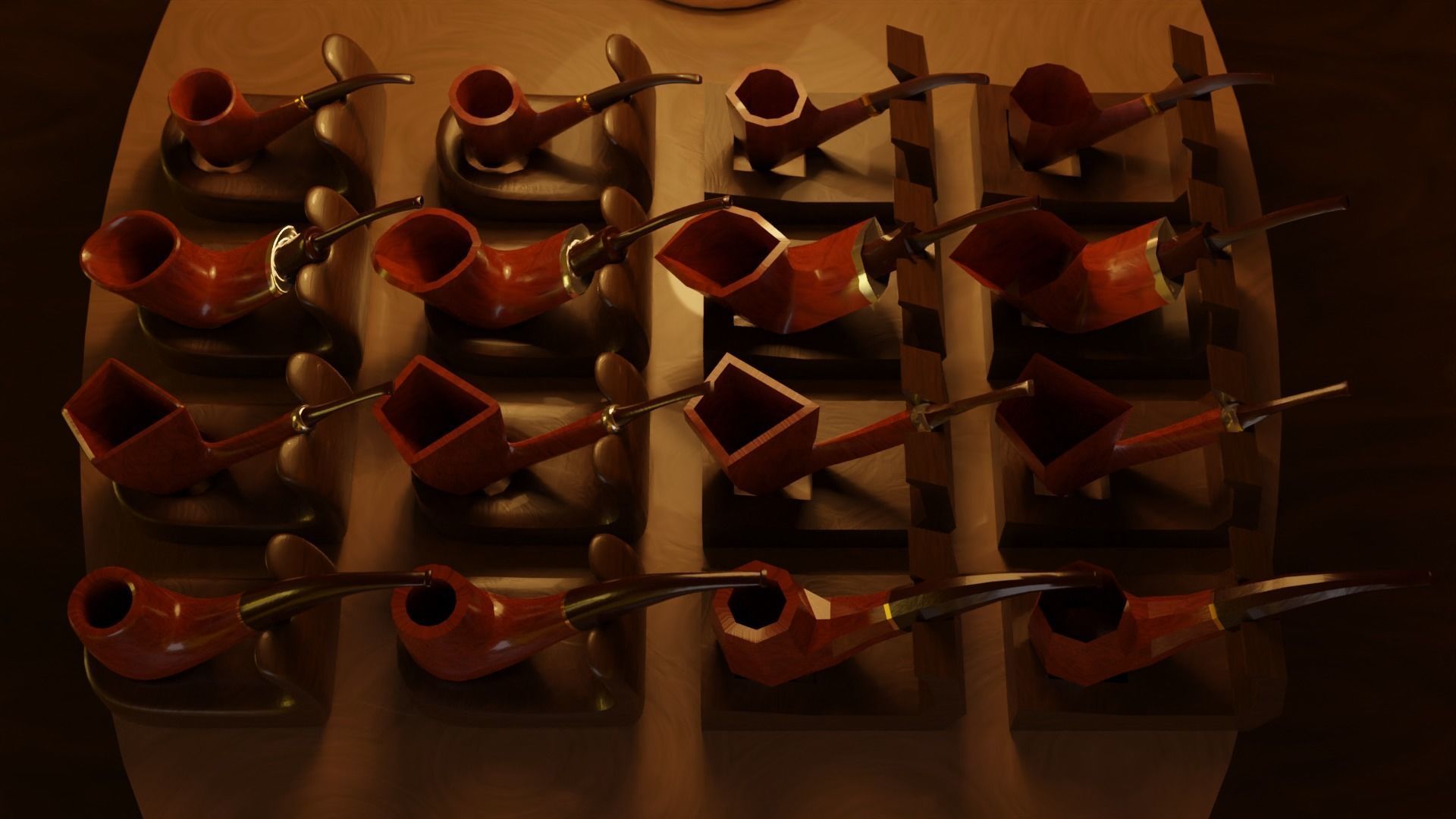 3D model Smoking Pipes Collection VR / AR / low-poly | CGTrader