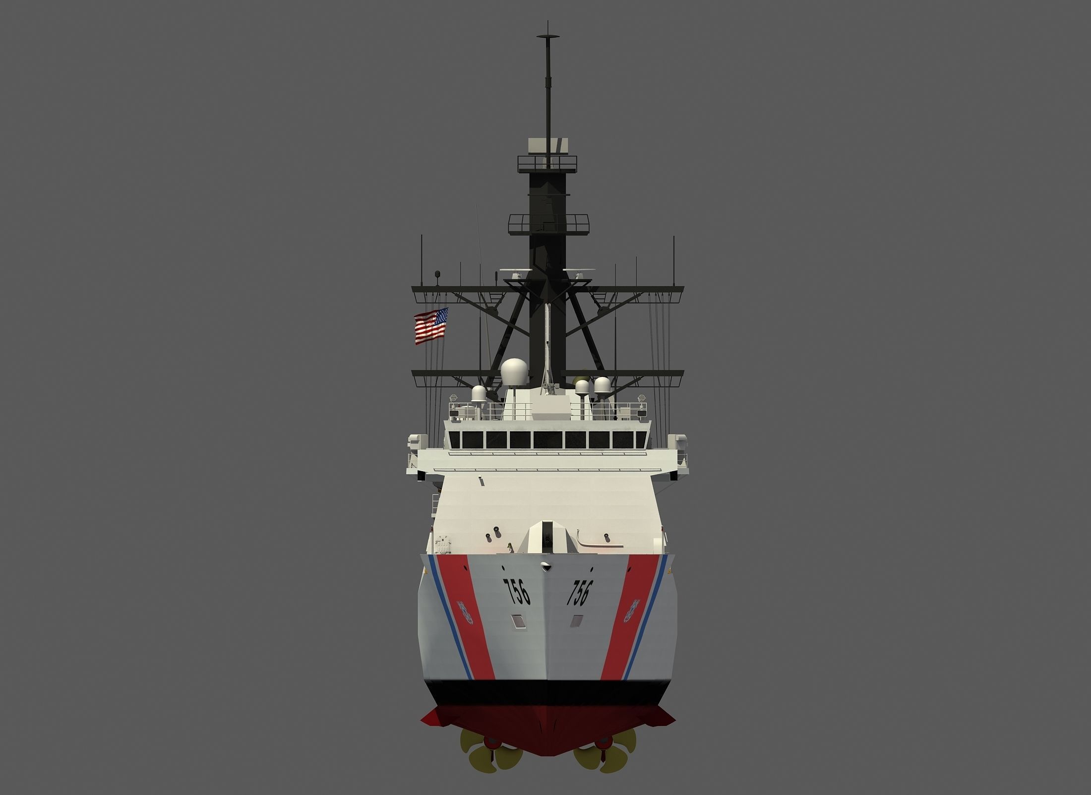USCGC KIMBALL - LEGEND CLASS US CUTTER-COAST GUARD 3D model | CGTrader
