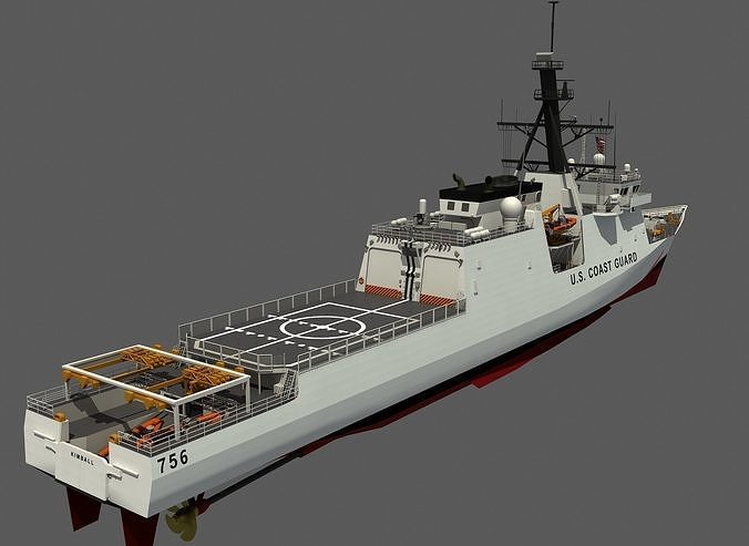 USCGC KIMBALL - LEGEND CLASS US CUTTER-COAST GUARD 3D model | CGTrader