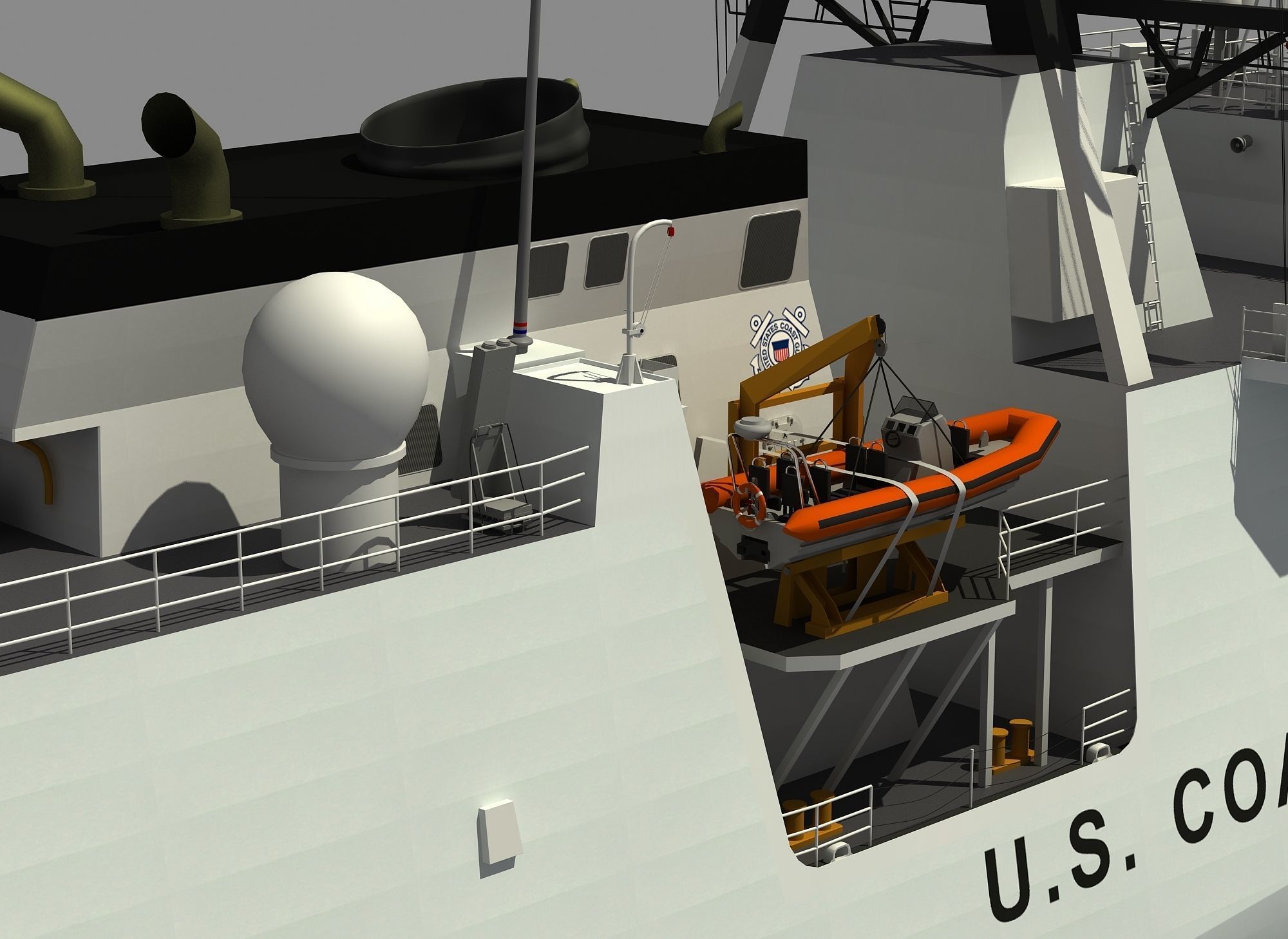 USCGC KIMBALL - LEGEND CLASS US CUTTER-COAST GUARD 3D model | CGTrader