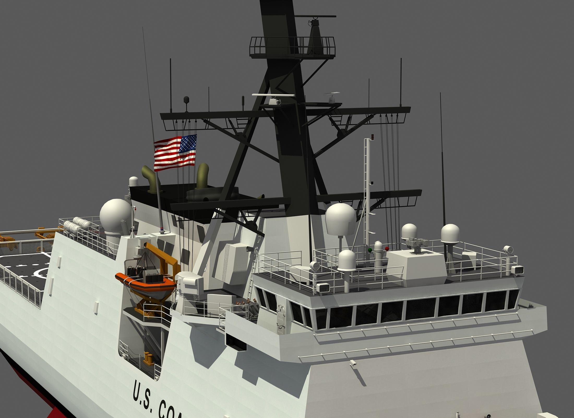 USCGC KIMBALL - LEGEND CLASS US CUTTER-COAST GUARD 3D model | CGTrader
