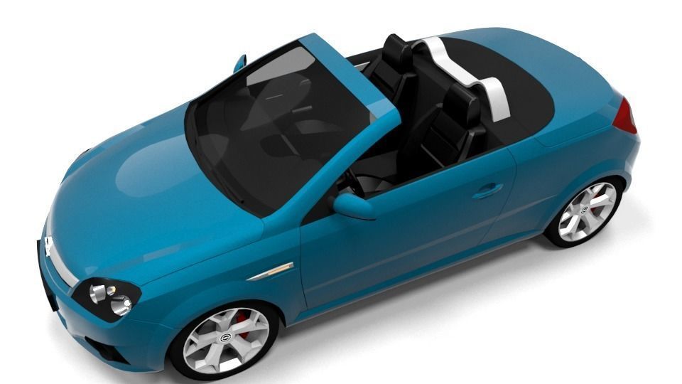 3D model OPEL TIGRA CABRIO LOWPOLY VR / AR / low-poly | CGTrader
