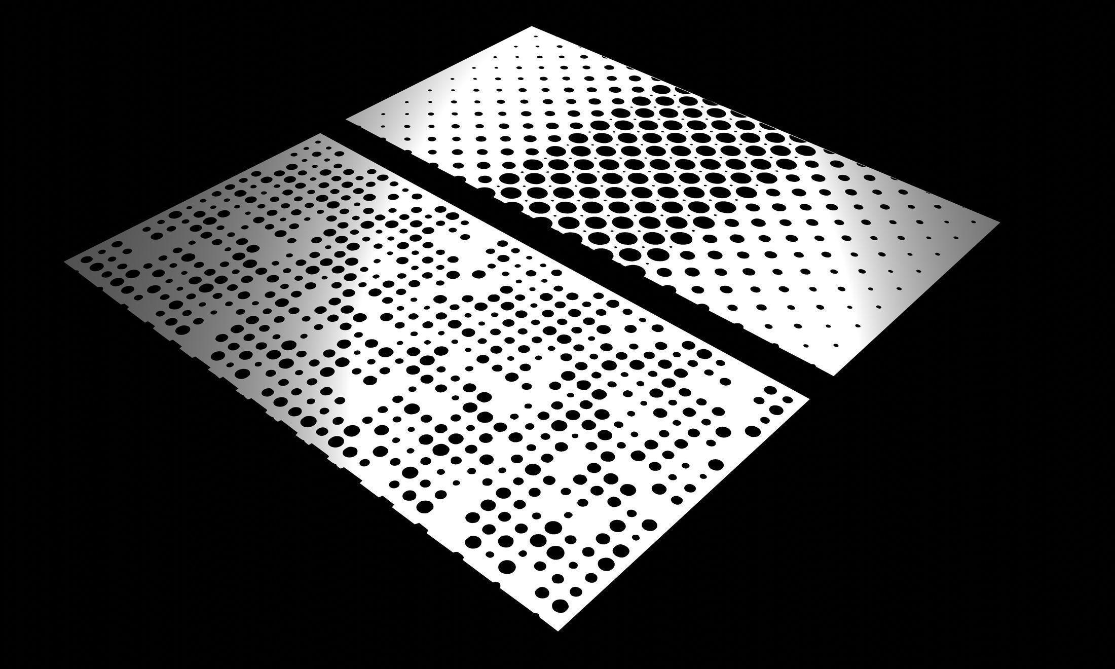 Perforated plate sample -02 3D model | CGTrader