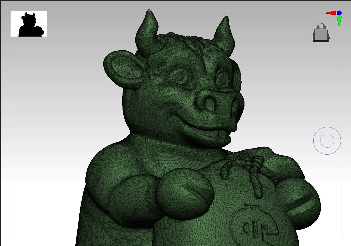 Bull bank 3D model 3D printable | CGTrader
