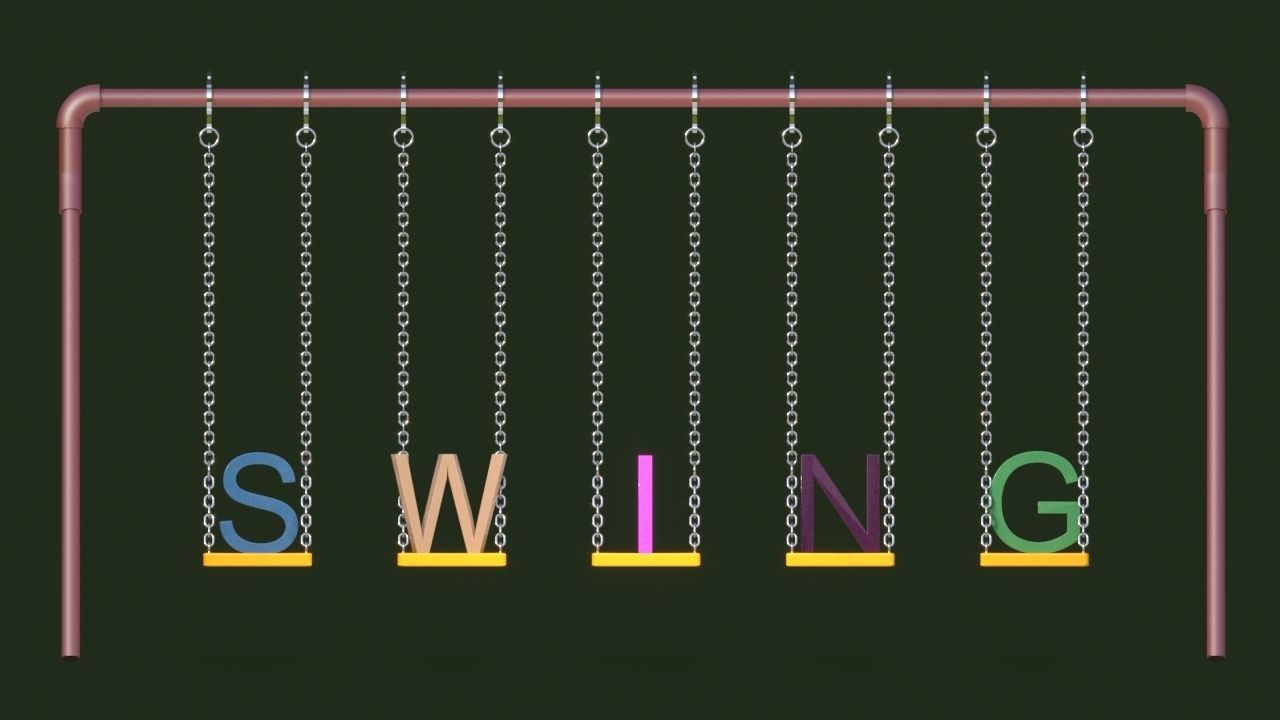 SWING set 3D model animated | CGTrader