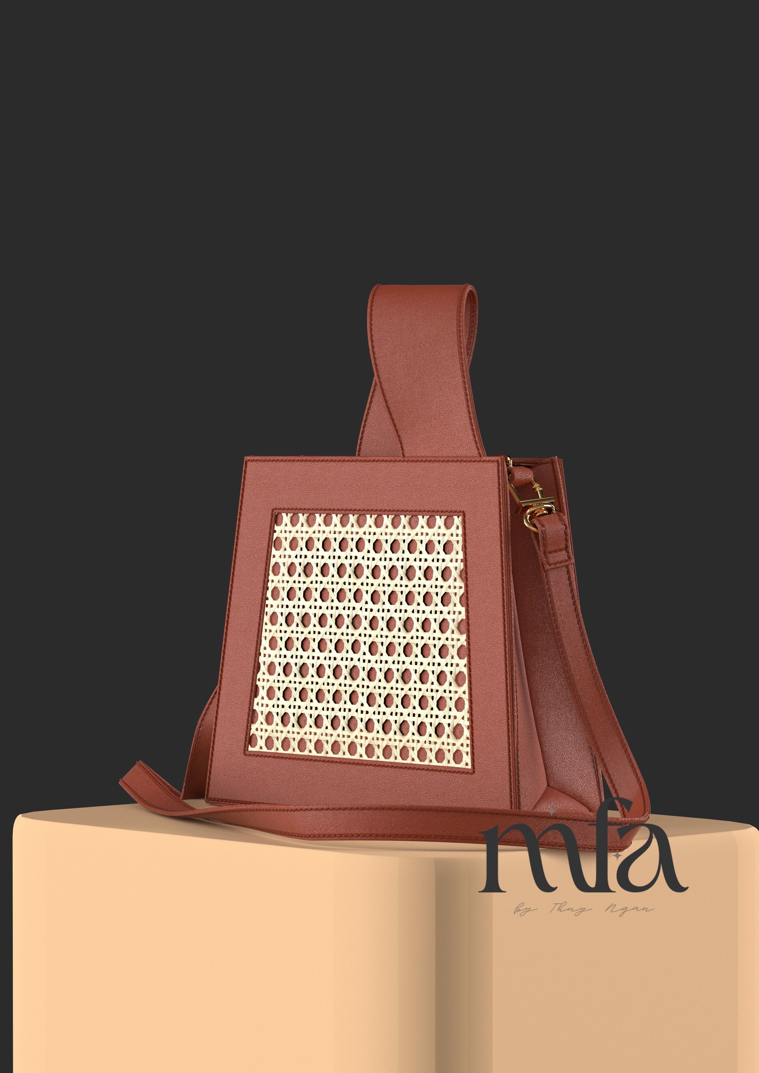 Weave Handbag 3D model rigged | CGTrader
